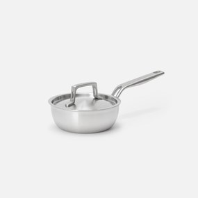 Fabini Kónický rendlík Lucca 4.0, Ø 16 cm (1,1 l) - Nerezový beznýtový rendlík z vícevrstvé nerezové oceli s poklicí