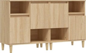 Příborníky 2 ks dub sonoma 60 x 35 x 70 cm kompozitní dřevo 3185722