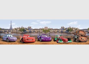Dětská samolepící bordura na zeď Disney Auta Londýn | 5 m x 9.7 cm | DWBD8081