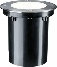 P 93908 Plug&Shine zemní zápustné svítidlo IP67 3000K 38° 6W 24V stříbrná výklopné - PAULMANN