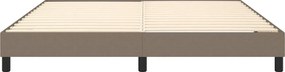 Rám postele s boxspringem taupe 160 x 200 cm textil 3120528