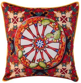 DEKORAČNÍ POVLAK NA POLŠTÁŘ BACI6 43X43 CM VZOROVANÁ