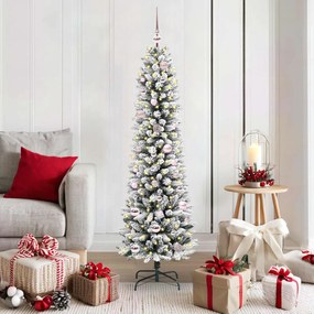 Umělý vánoční stromeček Bílá 150 cm PVC, kov a plast 3396095