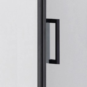 BPS-koupelny Čtvercový sprchový kout ZES KZ1390B BL 90x90 černá/transparent - bez vaničky