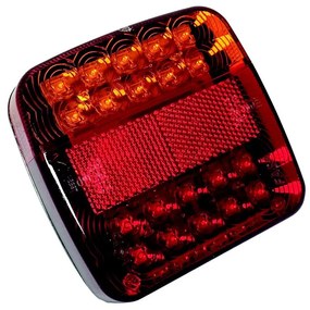 KT Trade | LED Poziční svítidlo MULTI LED/1,5W/12V IP67 červená/oranžová | KT0036