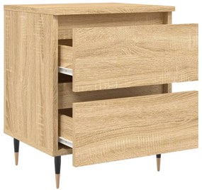 Noční stolek dub sonoma 40 x 35 x 50 cm kompozitní dřevo