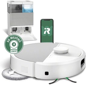 irobot irobot roomba plus 505 combo + autowash dock white