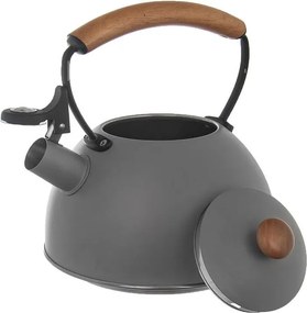 Nerezová pískací konvice WOODEN, 2,9 l