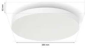 Philips - LED RGBW Stmívatelné stropní svítidlo Hue DATURA LED/48W/230V