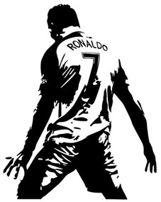 Samolepka na zeď fotbalista Cristiano Ronaldo