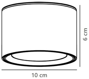 Nordlux - LED Stmívatelné bodové svítidlo FALLON LED/5,5W/230V bílá