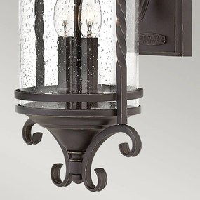 Rustikální venkovní lucerna Elstead Casa 2x E14 staročerná 54 cm