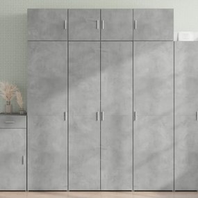 Skříň highboard betonově šedá 80x42,5x185 cm kompozitní dřevo 3281437