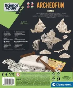 Clementoni SciencePlay Lab: Vykopávky - Piraňa / od 7 let