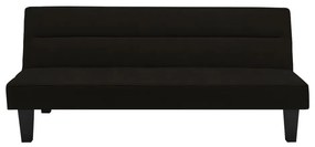 Černá rozkládací pohovka 175 cm Kebo - Støraa