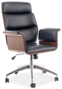 Signal Kancelářská židle OREGON černá eko kůže