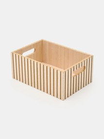 Sinsay - Úložný box s lamelovým provedením - béžová