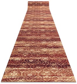 Běhoun pogumovaný DIGITAL - BERGEN Marocký Jetel bordó béžový Šíře: 80 cm