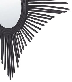 Nástěnné zrcadlo Majza (černá). 1081143