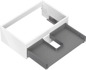 Mexen Box-A, závěsná skříňka 70 cm, 1 zásuvka, bílá lesklá, 91AX0-0700-235-1-00