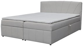 MARS CAIRO 160x200 boxspring postel s úložným prostorem béžová 165 x 95 x 211 cm