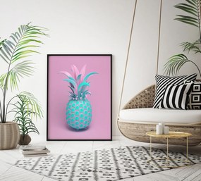 DecoKing - Nástěnný plakát - Pineapple - Technicolor