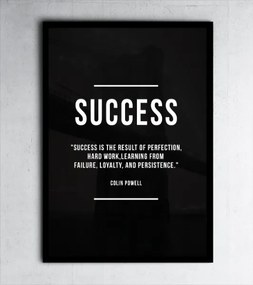 Pixada Success - Motivační obraz Velikost: A3 - 29,7x42 cm, Volba rámu: s černým rámem