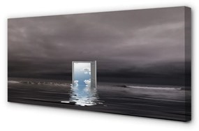 Obrazy na plátně Sea dveře nebe 100x50 cm