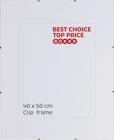 XXXLutz KLIPOVÝ RÁMEČEK, 1 foto 40 cm x 50 cm Boxxx - Fotorámečky & obrazové rámy - 004342022907