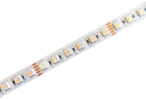 RGBW LED pásek 4v1, 26,8W/m, RGB+bílá, 12mm, PROFI, 24V, IP20, 84LED/m, 5050 Barva světla: Neutrální bílá, 4300K