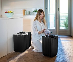 Tchibo - Sběrný koš na odpadky a láhve Guzzini - barva: černá