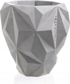 Dekorativní květináč Geometric Unpainted 13 cm Květináč