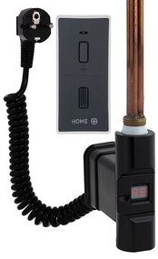 Hydronix Home Plus BASIC topná tyč 300 W Barva topné tyče: Lesklý chrom, Připojení topné tyče: Bez kabelu s mechanickým vypínačem