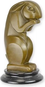 Bronzová socha - Králík - art deco