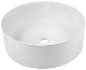 Invena Kos, keramické umyvadlo na desku 415x415x135 mm, bílá lesklá, INV-CE-38-001-C