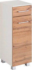 XXXLutz SPODNÍ SKŘÍŇKA, dub wotan, bílá, 30/79/35 cm Held - Koupelnové série - 000307017505