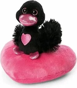 NICI plyš Love Černá labuť se srdíčkem 10cm / GREEN kolekce / od 0 měs
