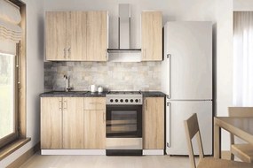 Casarredo - Komfort nábytek Kuchyně FELIPE 120 bílá/dub sonoma