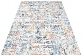Moderní kusový koberec DAKOTA YE74B abstraktní krémový Rozměr: 77x148 cm