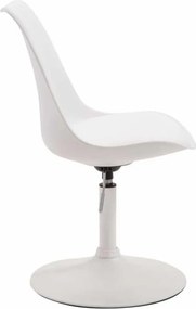 Sada 4 jídelních židlí Maverick W plast – bílá