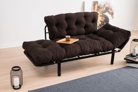 Atelier del Sofa 2-místná pohovka Nitta - Brown, Hnědá