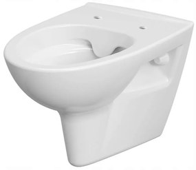 Cersanit Parva CleanOn, závěsná wc mísa s antibakteriálním sedátkem z duroplastu, bílá, K701-015