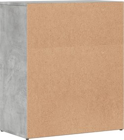 Příborníky 2 ks betonově šedé 60 x 31 x 70 cm kompozitní dřevo 3276542