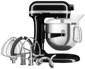 KitchenAid Kuchyňský robot Artisan 5KSM70SHX, se zvedací mísou 6,6 l, černá 5KSM70SHXEOB