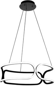 Toolight - LED závěsné svítidlo + dálkové ovládání APP790-CP TRIO BLACK, černá, OSW-07901