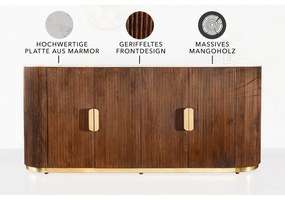 Massive home | Komoda Gatsby 180cm mramor/masiv mango