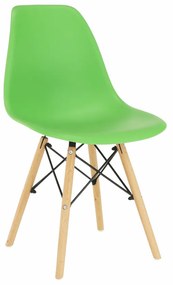 Kondela Židle, zelená / buk, CINKLA 3 NEW