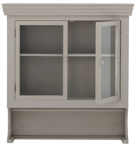 BLOOMINGVILLE Nástěnný kabinet PILU šedý