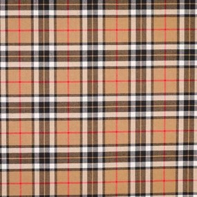 Vlněná látka metráž š. 150 cm - Camel Thompson Tartan - John Hanly