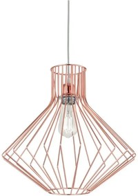 Závěsné svítidlo Ideal Lux Ampolla-4 SP1 rame 167503 měděné 39,5cm